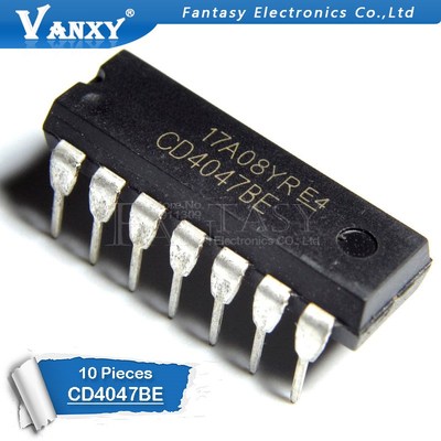 100PCS CD4047kBE DIP14 CD4047 DIP 4047BE DIP-14 new and  ori