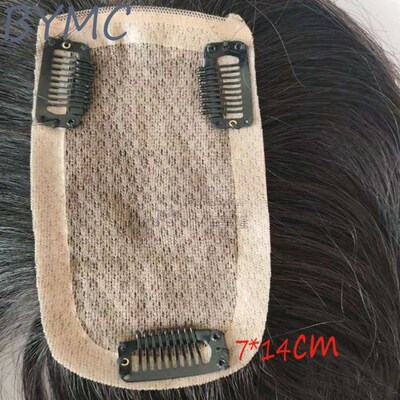 5*8 Toupee Hair  Wo Hair Topper Human Hair  With P SXilk bas