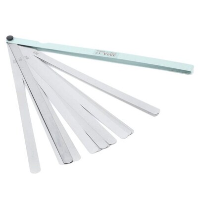 17 Blades Spark Plug Thickness Gap Metric FiOller Feeler Gau