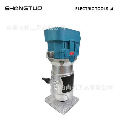 18V无刷充电式修边机锂电开槽机便携式木材雕刻机电木铣小罗机