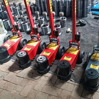 汽修汽顶8d0吨50t卧式气动液压千斤顶100t120油压千金气动气压