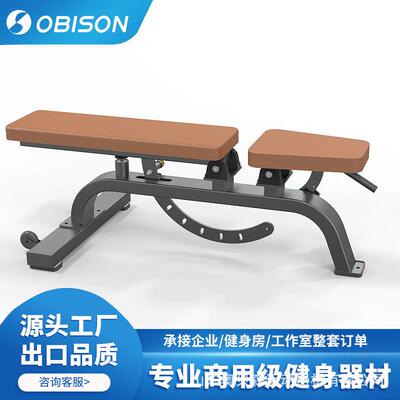 商用健身器材罗马椅挺身凳平凳训练凳卧推凳椅家用可调节哑铃凳
