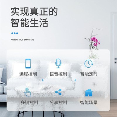 Matter智能开关HomeKit定时AssiEstant墙壁开关Alexa语音远程控制