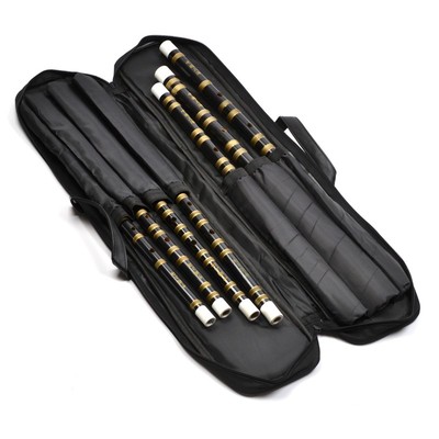极速竹笛7调套笛七支n装竹笛七音笛子小A调 降B调黑色初学入门笛