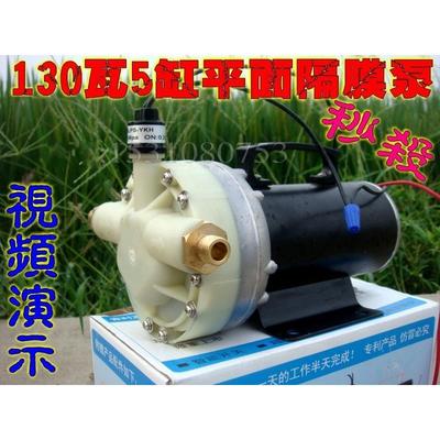 12V24V48V高压农用电动喷雾器园林抽水灌溉5缸高压隔膜水泵
