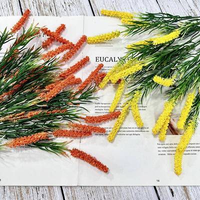 欧式居装饰仿真物塑料沾米子宇嘉把束薰衣草植穗花麦束室内拍摄道