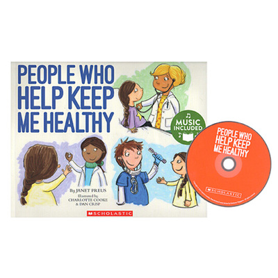 进口英文原版 Cantata Learning系列 People Who Help Keep Me Healthy 帮助我们保持健康的人 现货