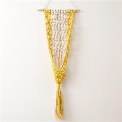 极速Nordic Handwolven Hanging Tapestry Flower Basket Holder