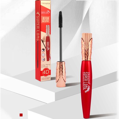 新品4D Silk Fiberl Mascara Lengthening Waterproof Long Lasti