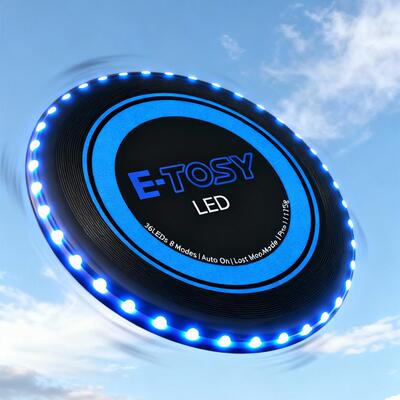 E-TOSY发光LED成人标准比赛游戏团建户外竞技飞盘发光夜间极限