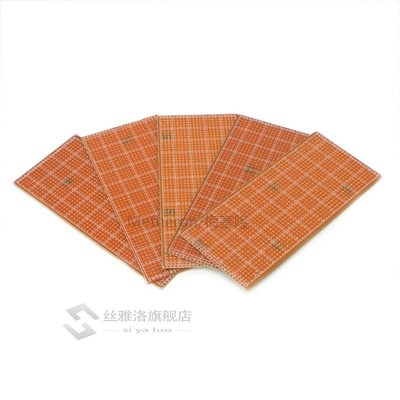 极速*5 Pcs 6.5x14.5cm Stripboard VeroboarMd ncut PCB Platine