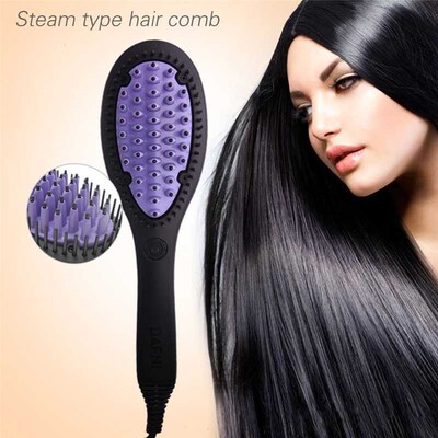 极速EUplug New Fast Steam Type Hair Straightener StraiZght H