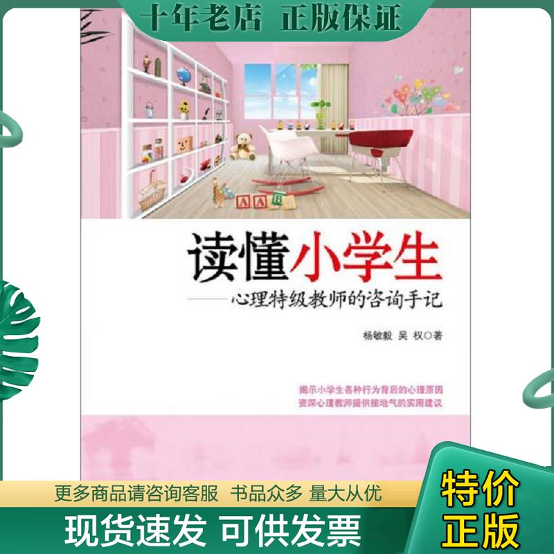 正版现货9787300222189 读懂小学生 心理特级教师的咨询手记 杨敏毅吴权著 中国人民大学出版社