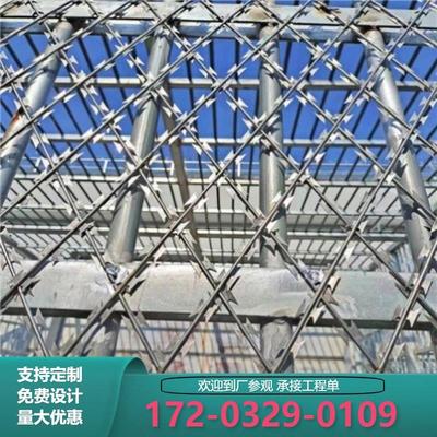 镀锌菱形刀片焊接网护栏防爬防盗网带刺铁丝边防刺网野猪防撞网片
