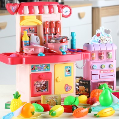 速发厨房过家家2宝玩具孩做饭宝煮童4炒菜6烧饭儿饭套装童岁