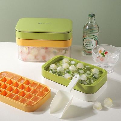 极速Silicone Ice Tray Mold Homemade JIce Hockey Appliance