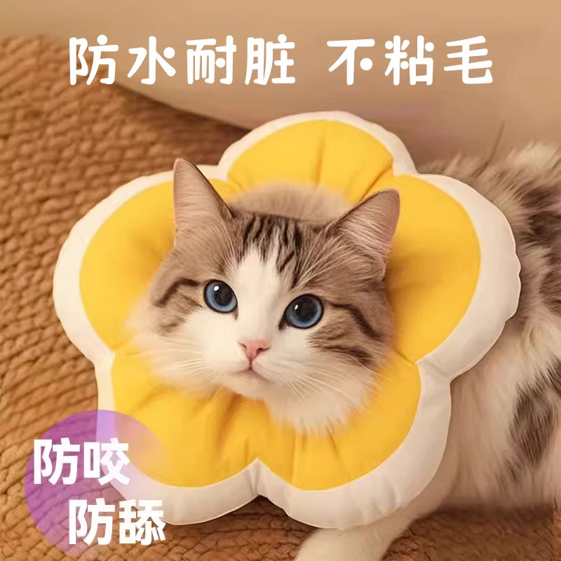 猫咪项圈伊丽莎白圈狗狗防舔软头套伊莉伊利沙白绝育用品