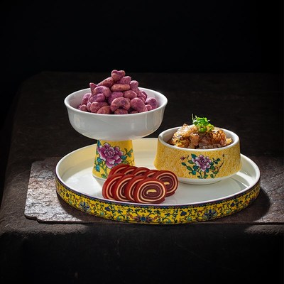 速发特色国潮酒店明花凉菜碟子餐厅扒档冷味组合创意中式会所冷盘