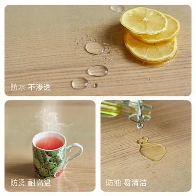 蜡笔派tpu透明皮氛围餐垫|现代简约防水防油免洗防烫|桌垫感桌布