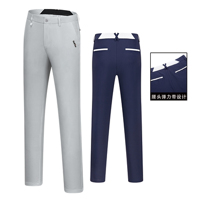 透气速干腰围弹力高尔夫夏季长裤