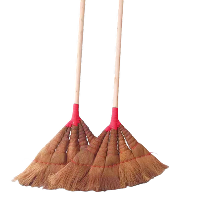 新款棕毛扫把扫院子扫地