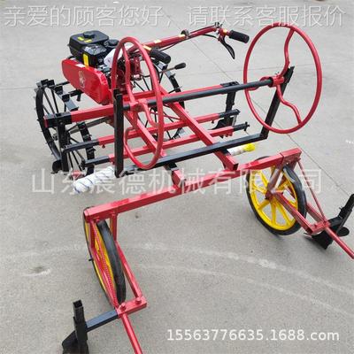 土农功用汽油覆豆膜能机 多EFR自走式起垄地膜机