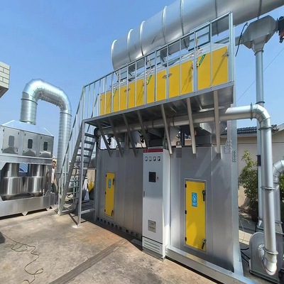 催化燃烧活性炭吸附脱附装置工业废气处理一体机 催化燃烧设备