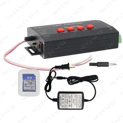 M-1000ALED音频控制器WS2812BWS2801幻彩LED音乐控制器