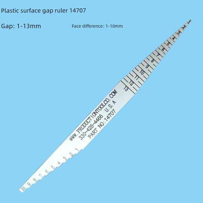 14707美国塑料面差间隙尺12772进口塑料面差间隙一体式塞尺0.5-10
