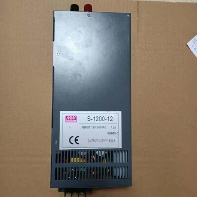 优质S-800-48明纬48V开关电源S-1200-12大电流100A可调S-2000-24