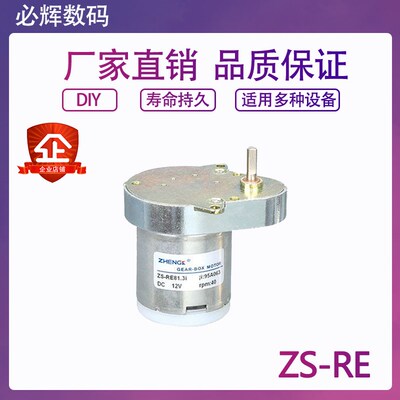 ZS-RE 12V 24V 直流减速电机马达