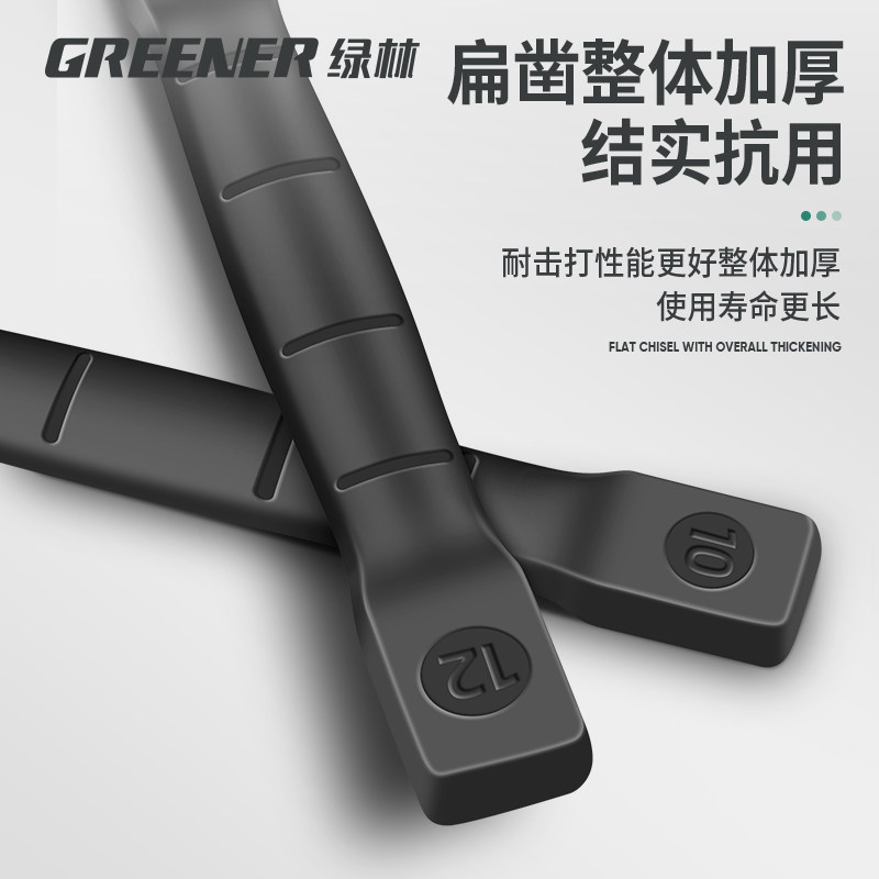 好货绿林凿子混凝土工具钨钢錾子合金凿头水泥劈石器铬钒钢石工凿