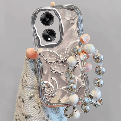 适用OPPOA系列手机壳电镀奶油纹