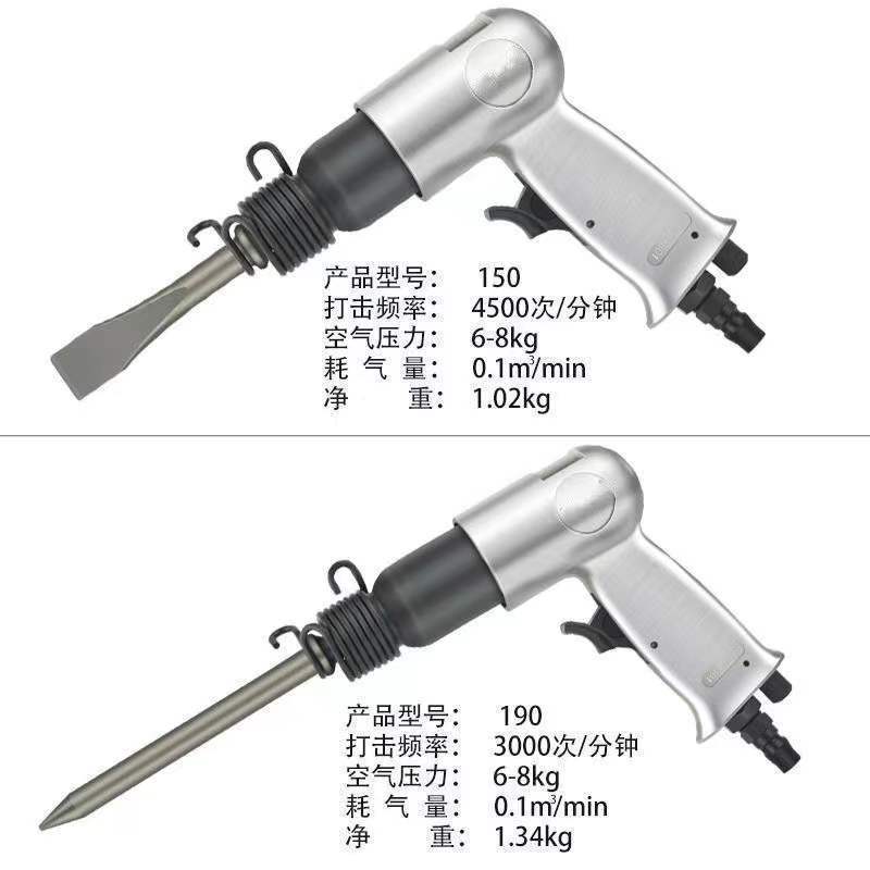 好货气动气铲风镐强力冲击式风铲除锈机气锤气锹150/190/250气动
