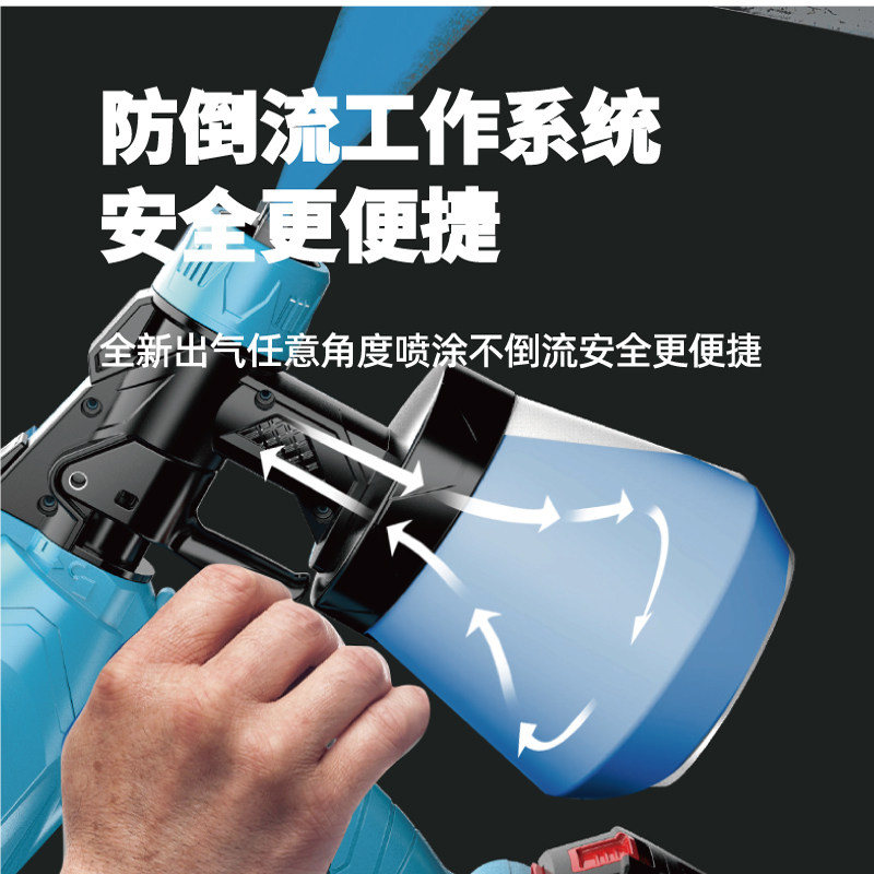 好货德国卡玛顿喷漆枪电动乳胶漆喷涂机家用机器小型墙面涂料喷枪