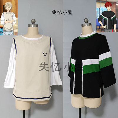 万花筒偶像梦幻祭2天城一彩白鸟蓝良cosplay服装套常服