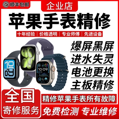 苹果手表维修Apple Watch SE 123456789代更换外屏幕玻璃主板电池