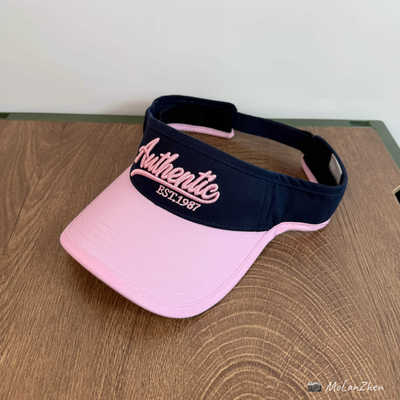 Authentic EST.1987刺绣防晒空顶帽男女同款网球帽户外运动遮阳帽