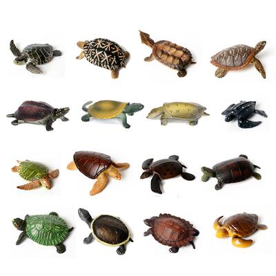 速发Realistic+Miniatures+Marine+Life+Sea+Turtle+Model+Ocean+