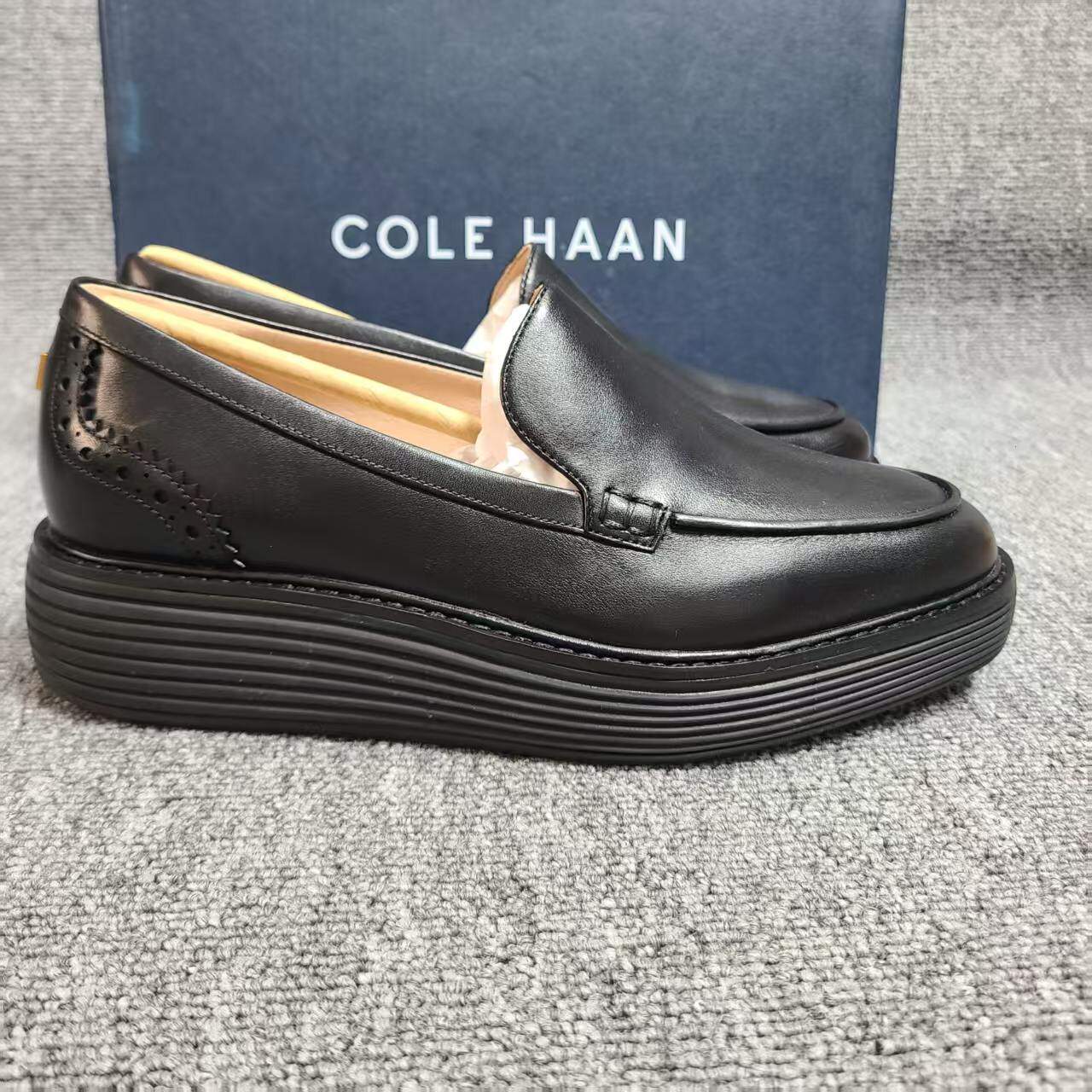 Cole Haan/歌涵女鞋时尚潮流休闲鞋春秋季舒适一脚蹬乐福鞋豆豆鞋