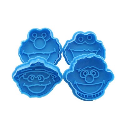 好货Useful  Sale 3D Sesame Street Elmo Cookie Cutter Biscuit
