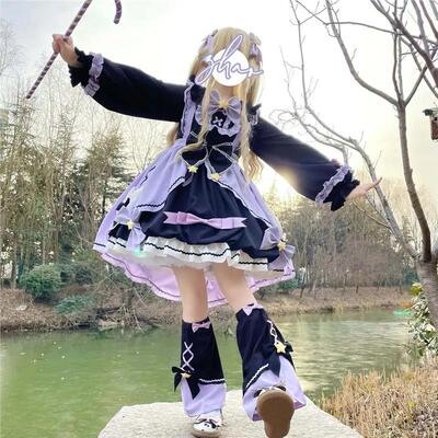洛丽塔连衣裙OP魔女系Lolita日系连衣裙