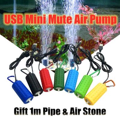好货Aquarium Oxygen Air Pump Fish Tank USB Silent Air