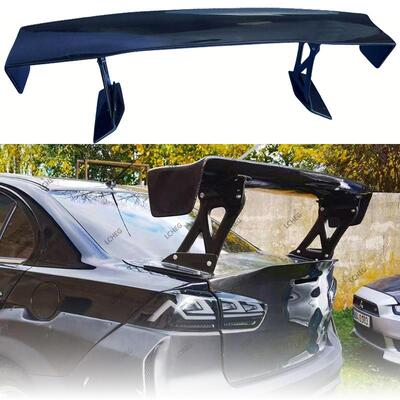 适用三菱LANCER EVO 10X翼神改装VARIS款碳纤GT尾翼真碳纤大尾翼