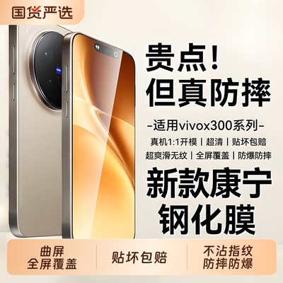适用vivox200pro钢化膜X300x100