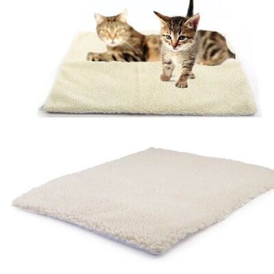 极速Selfheting Pet Blnket Foldble Ct Wrm Winter Rest