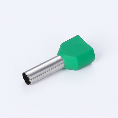 极速双线管型冷压接线端l子TE 0508 0510 1508 2508预绝缘并线小