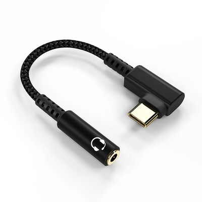 速发跨境Typ解-c转.5耳机转接头码字音频DACe数转接头适用于iapd