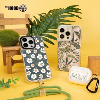 THE HOODxCaro Terranova阿根廷艺术家联名 适用苹果iPhone16/15 Plus/Pro/Max气垫防摔保护手机壳镜面保护壳