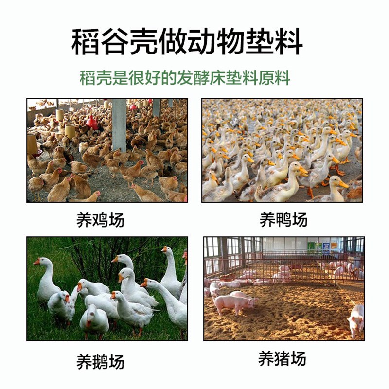 新品新鲜粗糠壳稻谷壳谷子壳稻糠壳动物宠物垫料保健Y枕头防震填